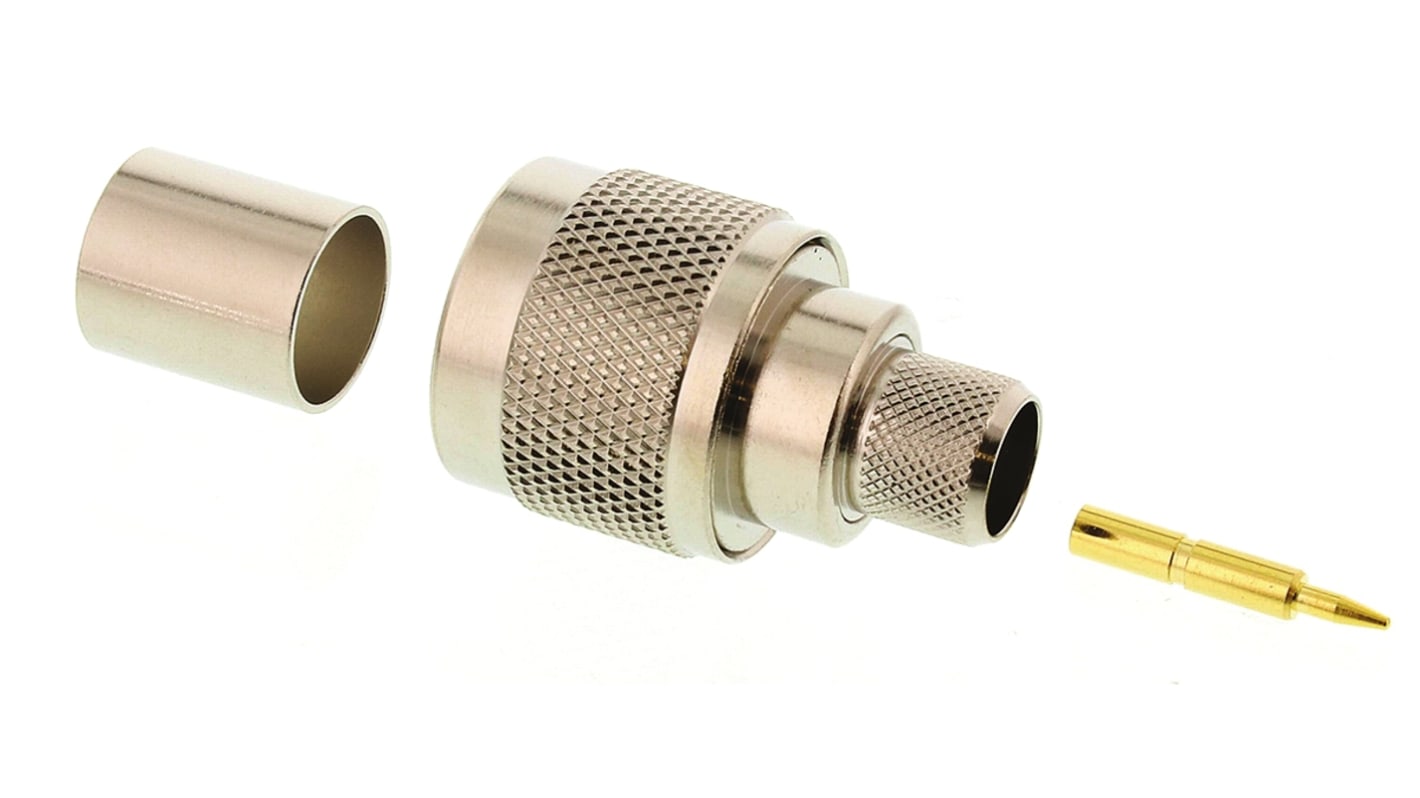 1-1337630-0 | TE Connectivity, Plug Cable Mount N Connector, 50Ω, Crimp ...