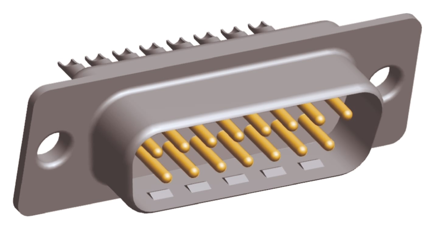 4-1393483-8 | TE Connectivity 15 Way Panel Mount D-sub Connector Plug ...