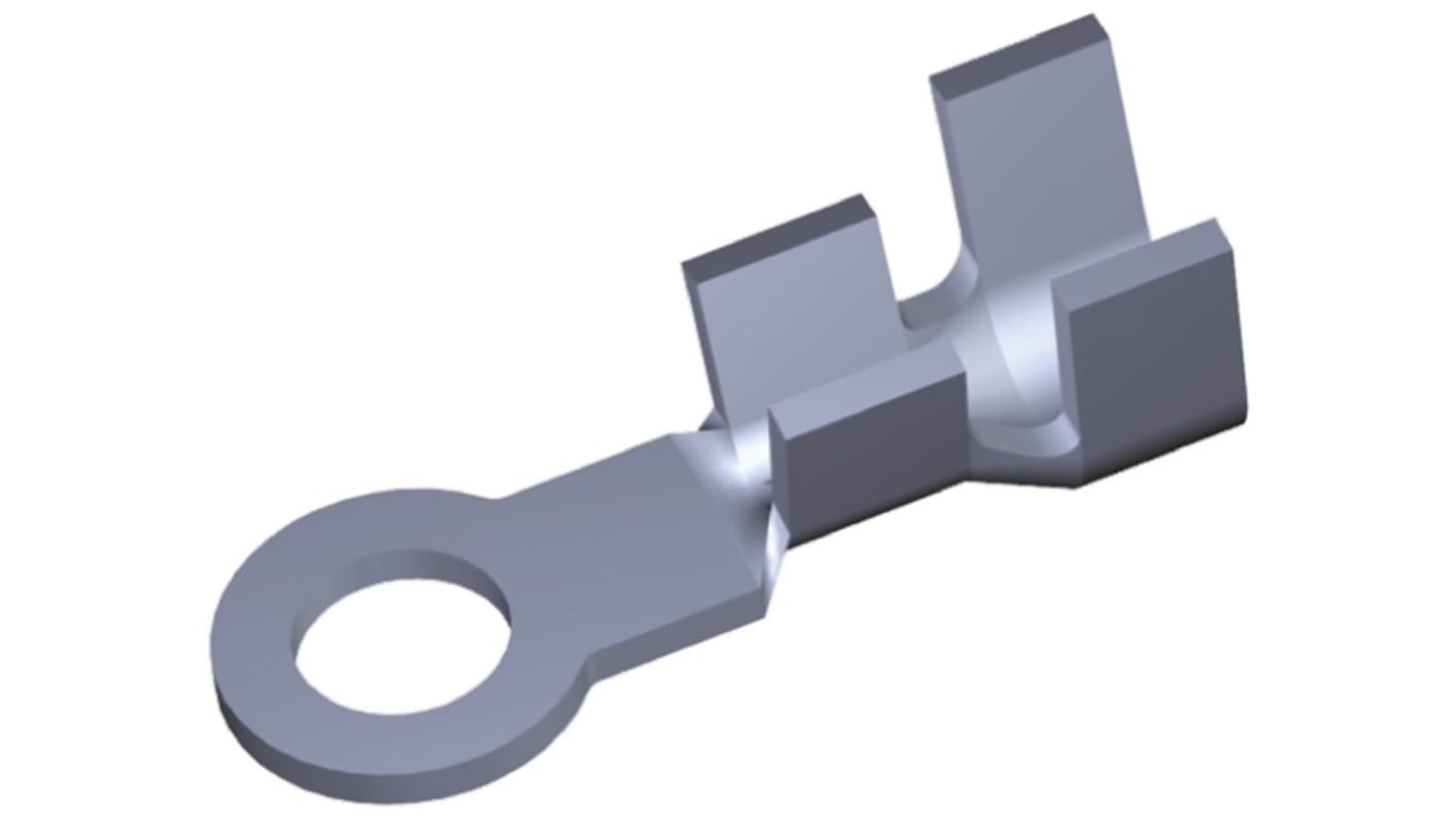 42864-2 | TE Connectivity Uninsulated Crimp Ring Terminal, 5mm Stud ...