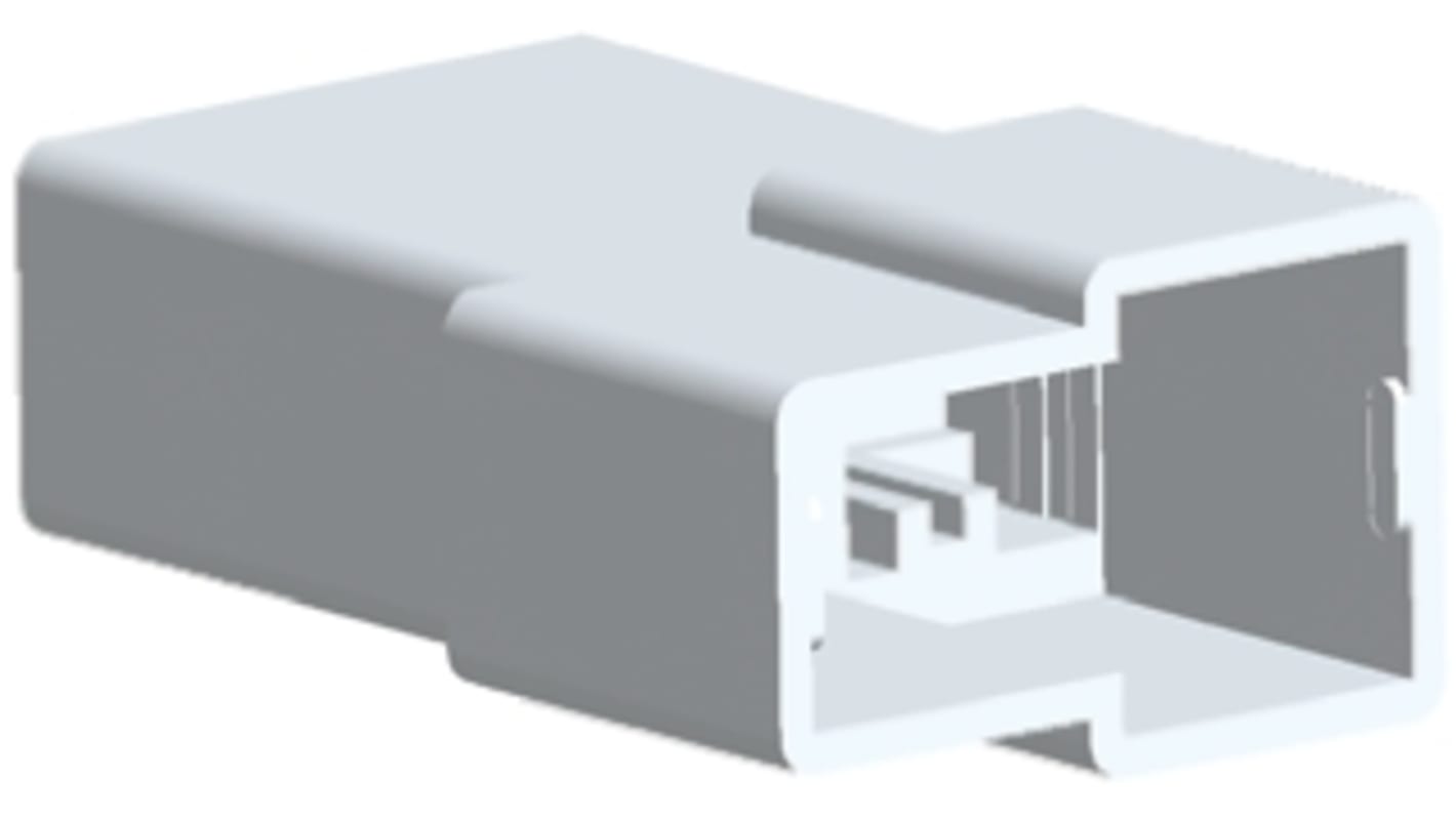 180907 | TE Connectivity, AMP FASTIN-FASTON Female PCB Housing, 7.4mm ...