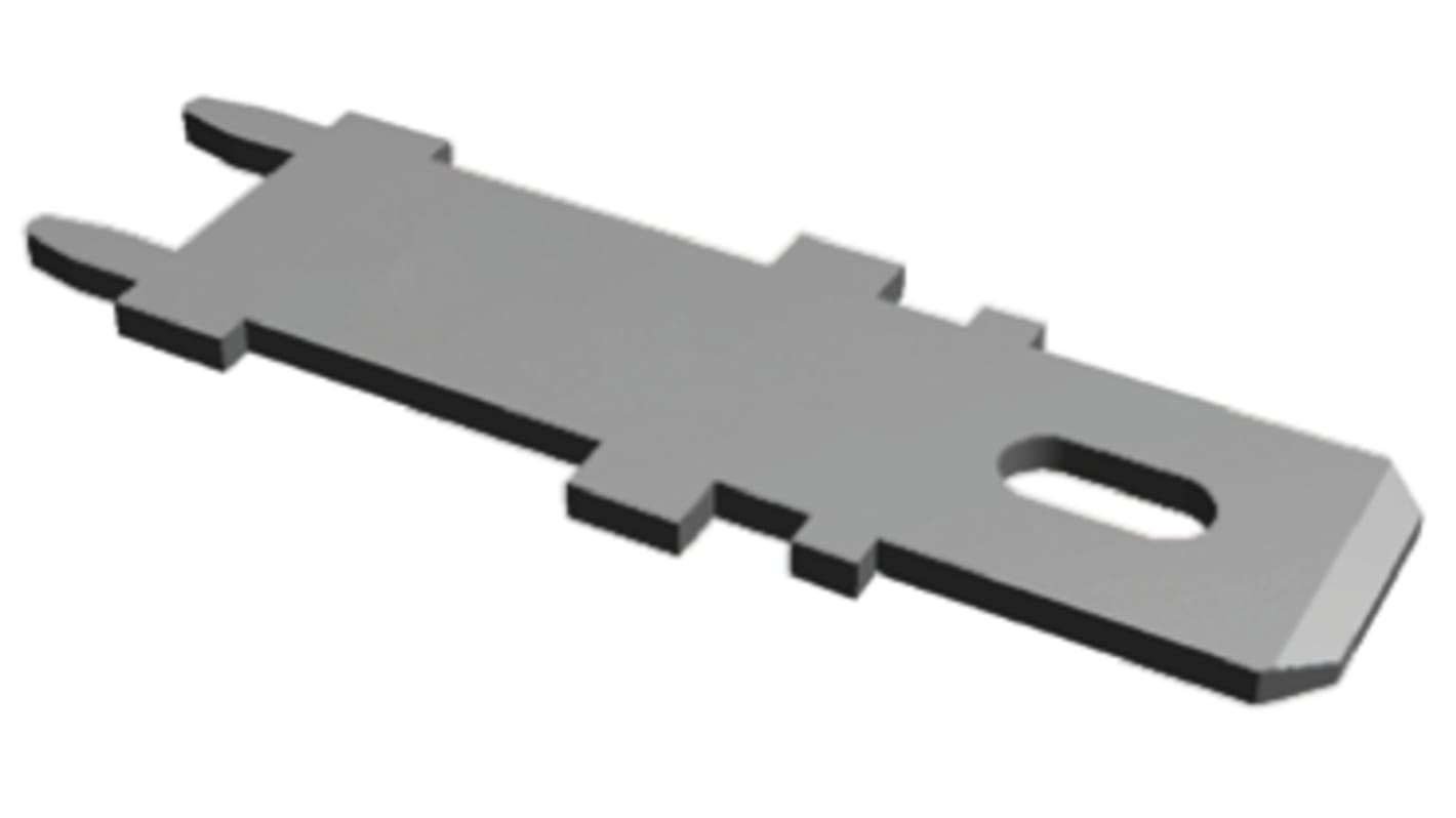 63949-1 | TE Connectivity FASTON .250 Uninsulated Male Spade Connector ...