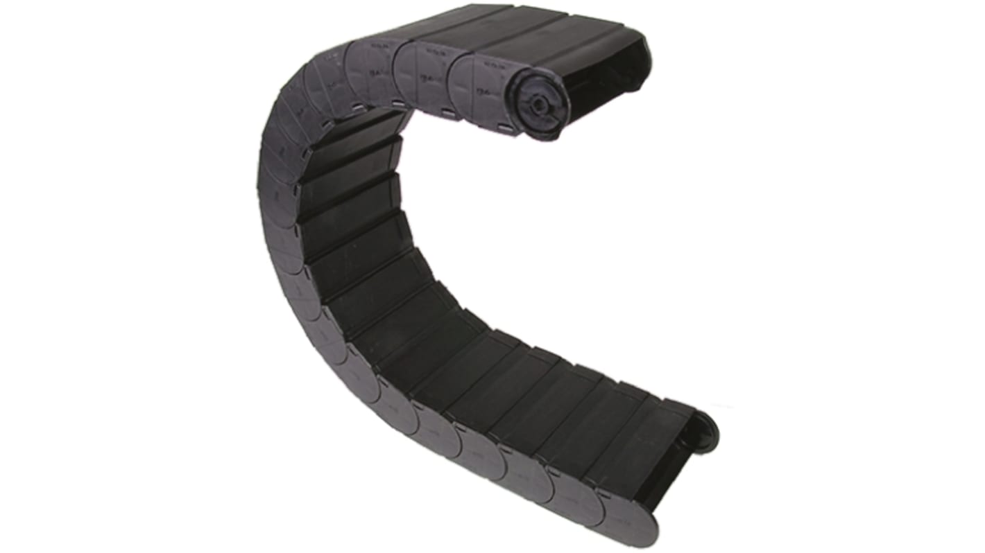167.150.200 | Igus 167, e-chain Black Cable Chain - Flexible Slot, W168 ...