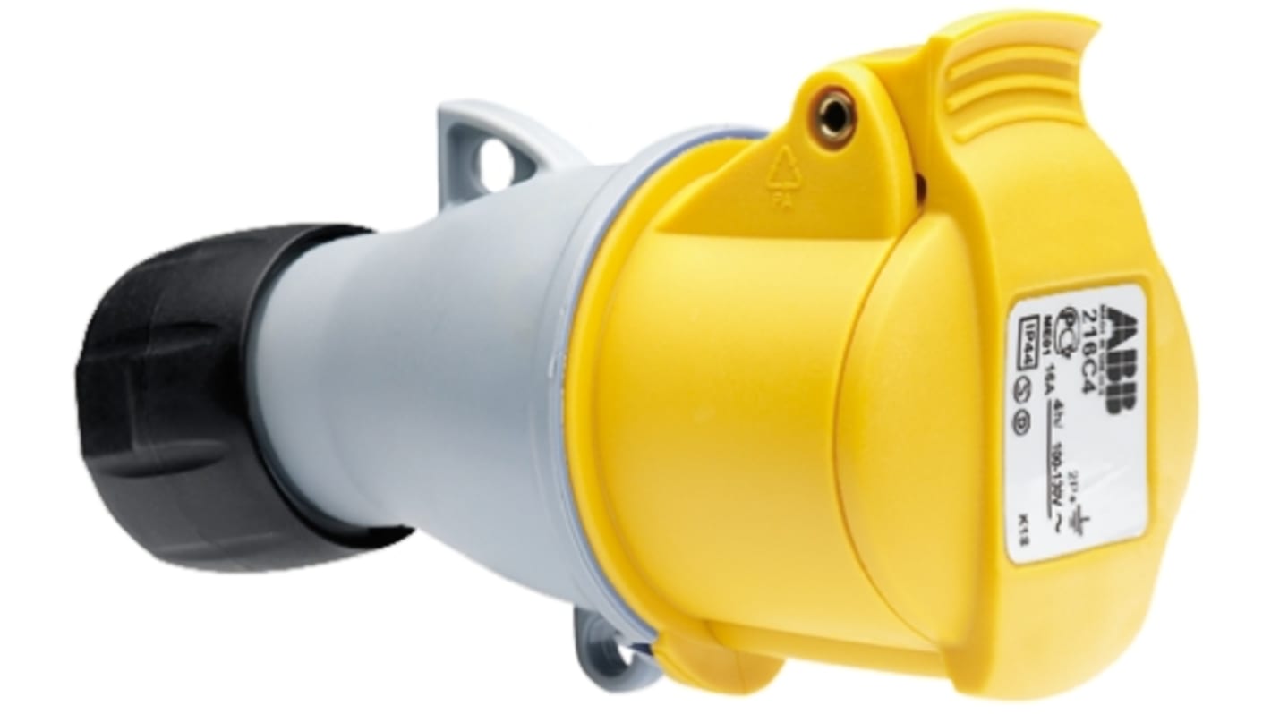 2CMA193520R1000 - 216-C4 | ABB, Easy & Safe IP44 Yellow Cable Mount 2P ...