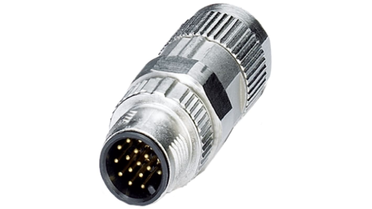 1559602 | Phoenix Contact SACC M12 M12 Rundsteckverbinder Stecker 17 ...
