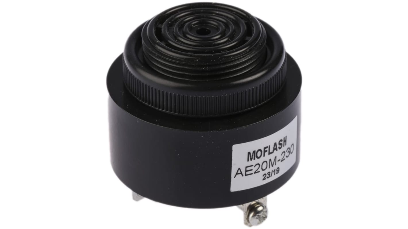 AE20M-230 | Moflash AE20M Series Panel Mount Buzzer, 230 V, 95dB at 1 m ...