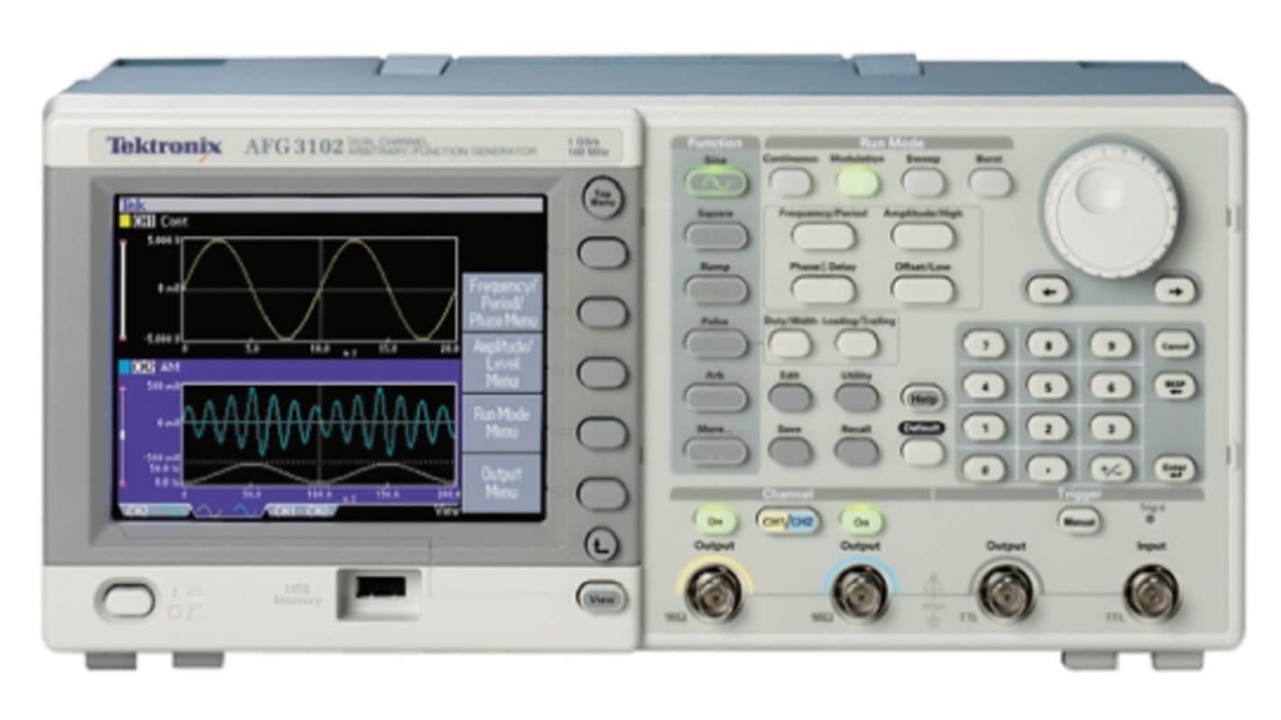 Tektronix AFG3252:A2 Waveform Generator, 240MHz Max, 1 μHz Min | RS