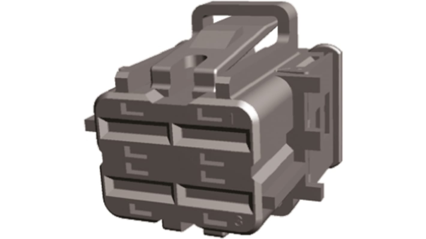 1534404-2 | TE Connectivity, AMP MCP 6.3 Automotive Connector Socket 4 ...