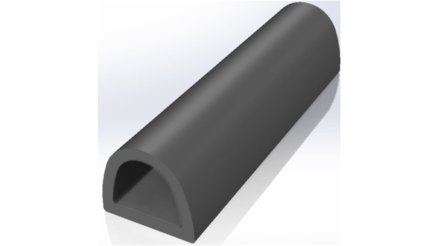 RS PRO Black EPDM Edging Strip, 20m | RS