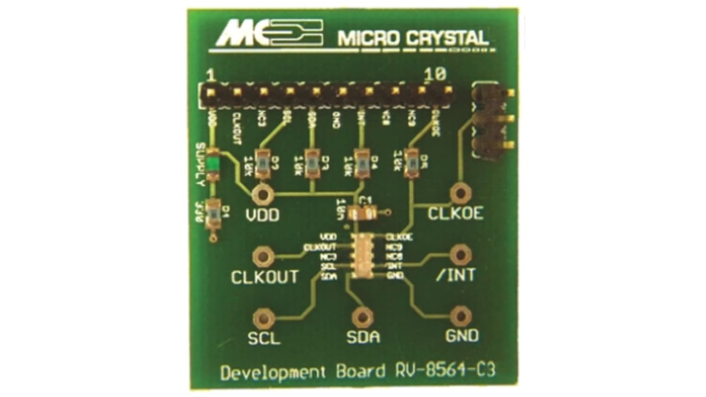 Micro Crystal RV-8564-C3-TA-020-EVAL, Real Time Clock (RTC) Serial-I2C | RS