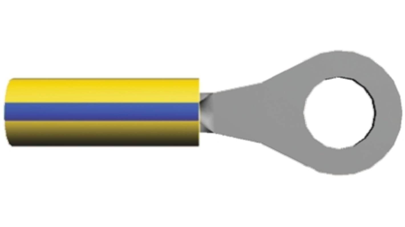 2-326875-4 | TE Connectivity, PIDG Insulated Crimp Ring Terminal, M3.5 ...
