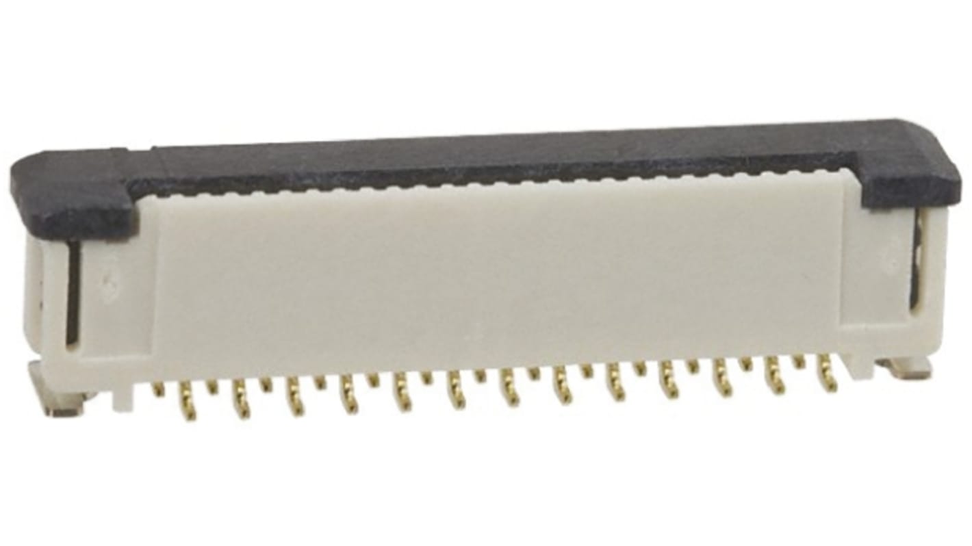 XF2J-2624-11A | Omron, XF2J 0.5mm Pitch 26 Way Right Angle Female FPC Connector | RS