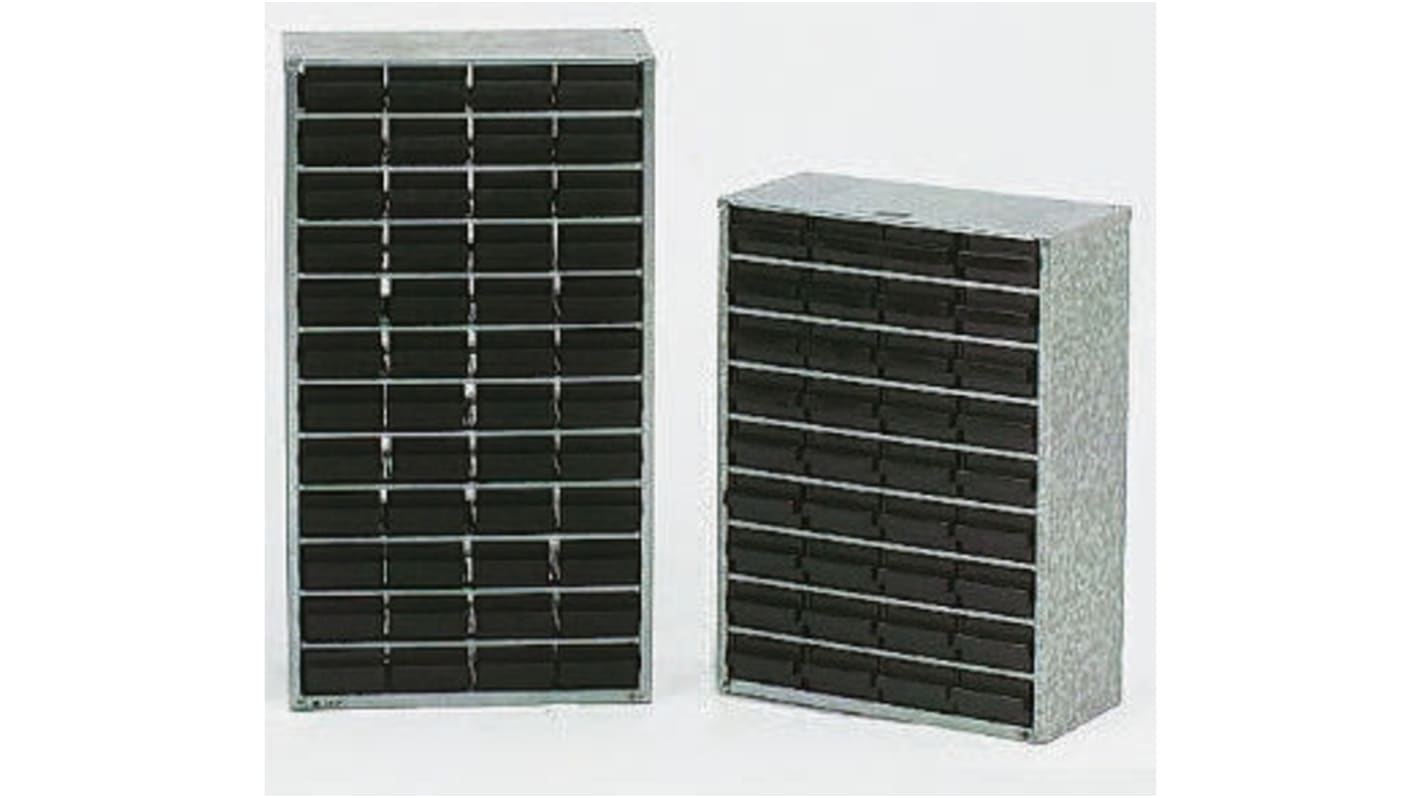 102513 | Raaco 60 Drawer ESD Cabinet, 552 x 306 x 150mm | RS
