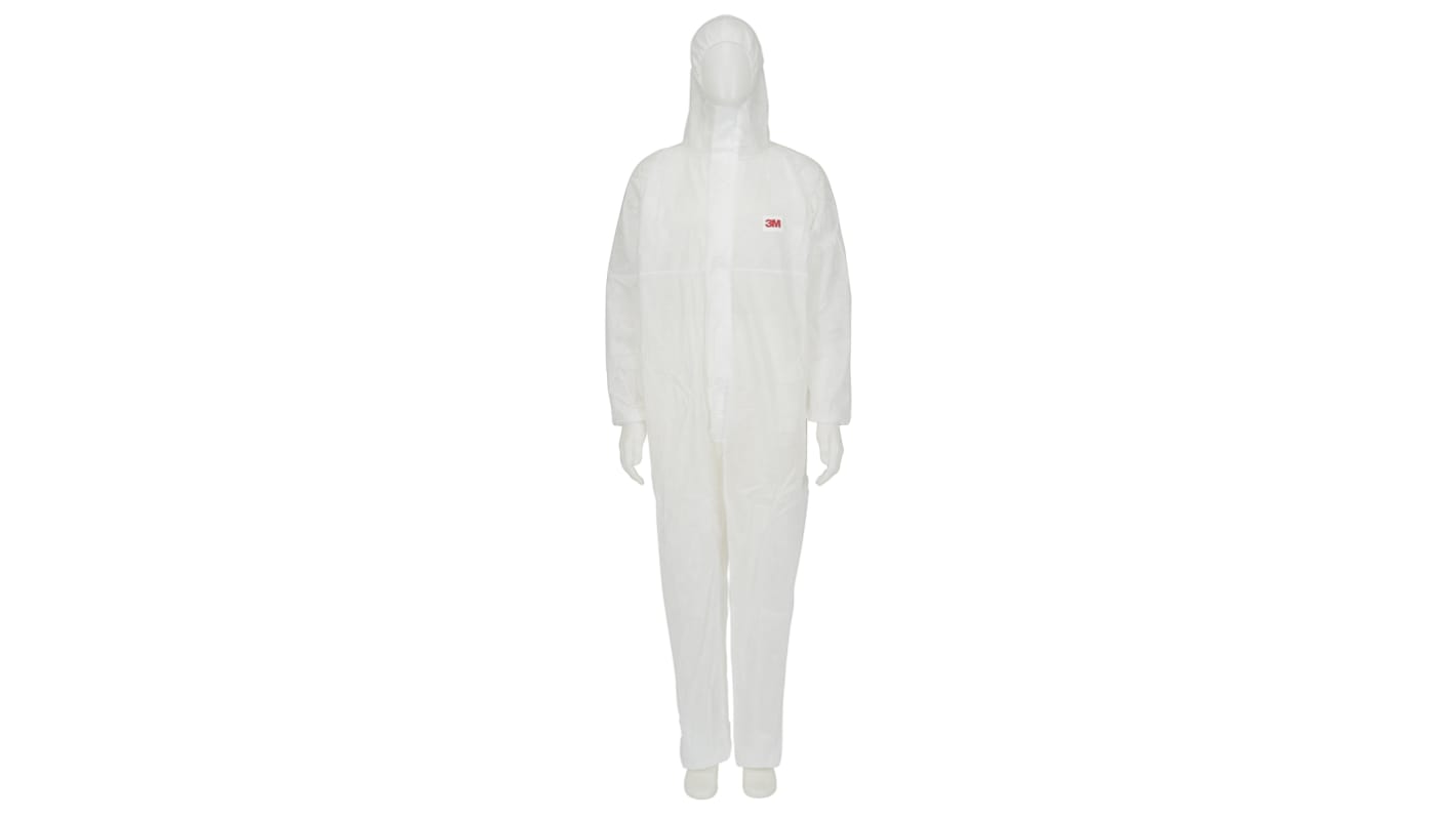 3M White Coverall, CE CAT I, XXL | RS