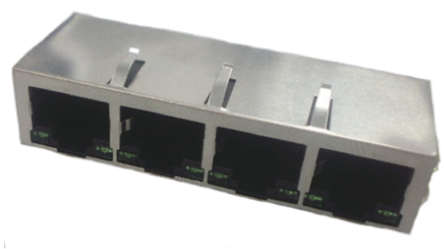 HFJ14-1G16ER-L12RL | Halo Electronics FastJack Series Female RJ45 ...