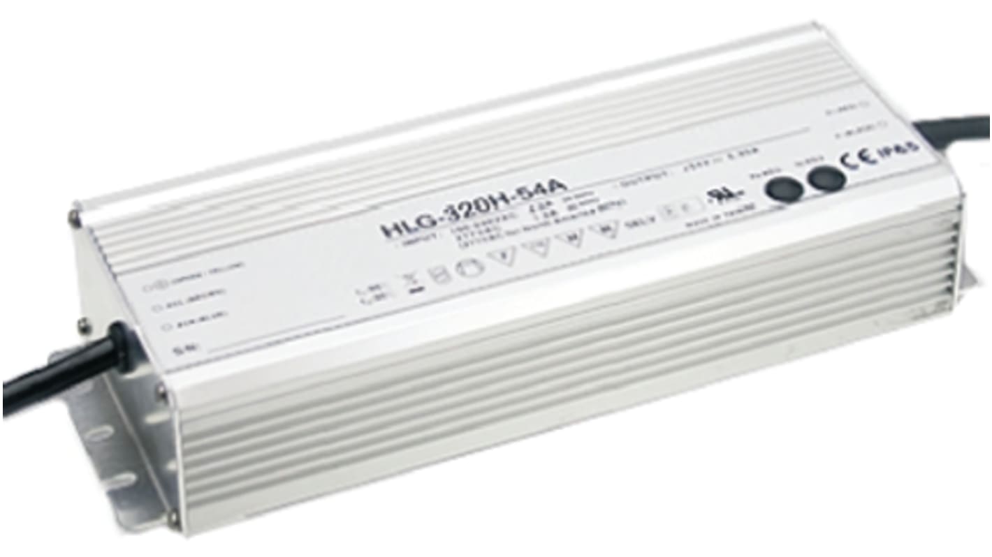 HLG-320H-30ARS | MEAN WELL LED Driver, 30V Output, 321W Output, 10.7A ...