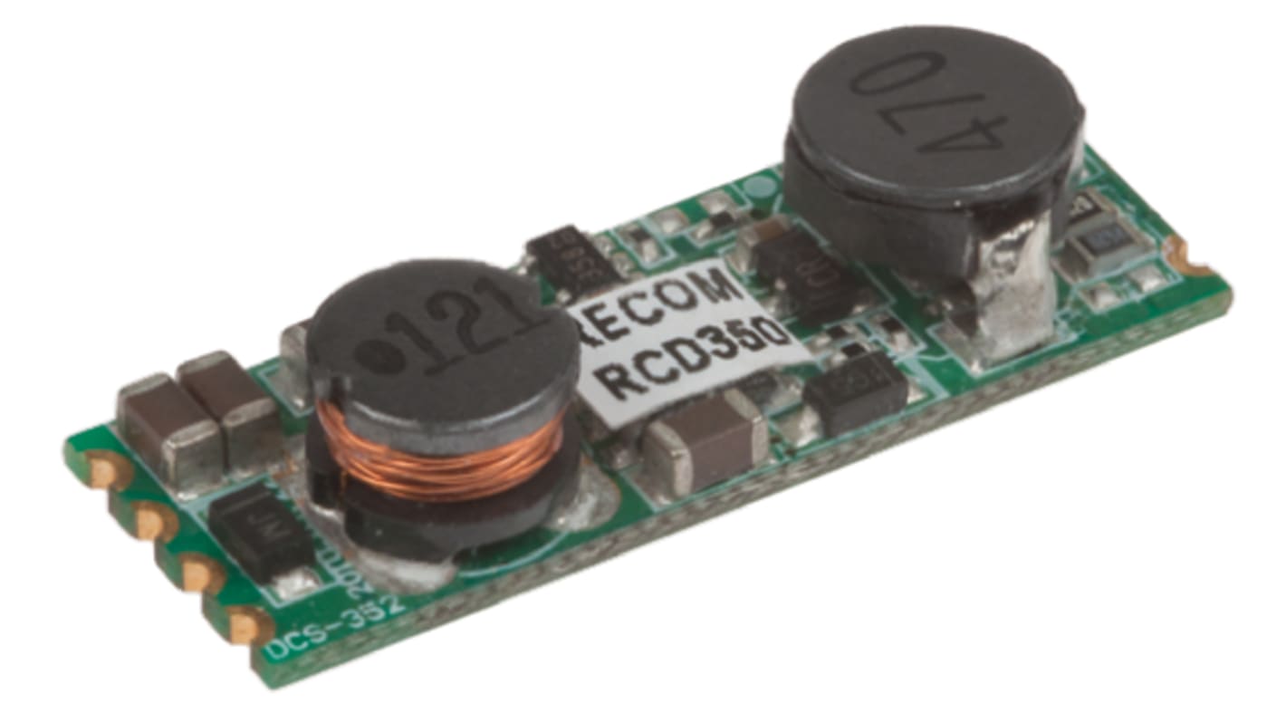 RCD-24-0.50/PL/B | Recom LED Driver, 2 → 35V dc Output, 17.5W Output, 500mA Output, Constant ...