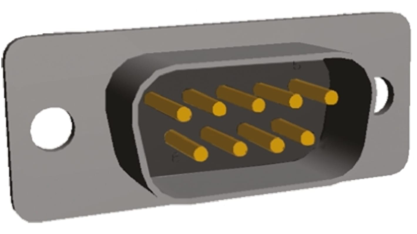 5745410-1 | TE Connectivity Amplimite HD-20 9 Way Through Hole D-sub Connector Plug, with 3.05 ...