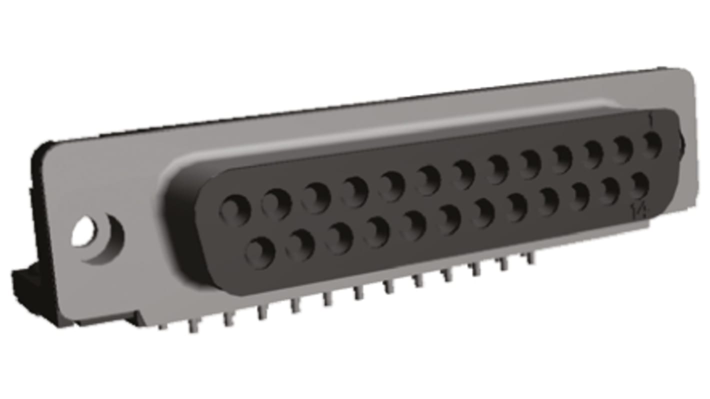 5745783-4 | TE Connectivity Amplimite HD-20 25 Way Right Angle Panel Mount D-sub Connector ...