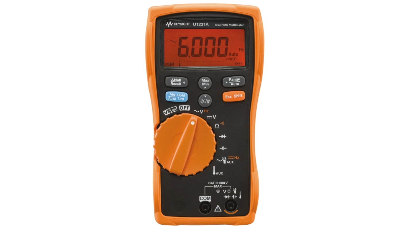 Keysight Technologies U1231A Handheld Digital Multimeter, True RMS ...