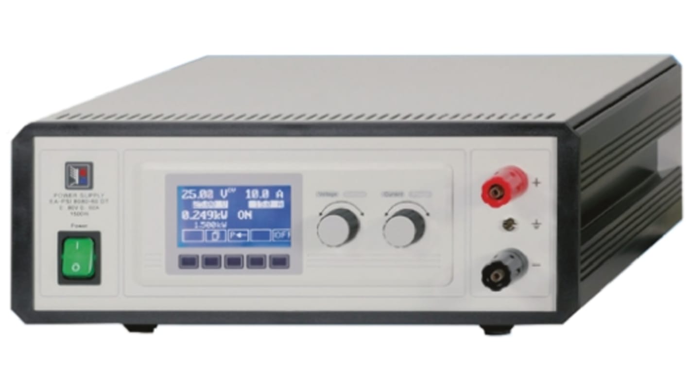 EA-PSI 8080-40 DT | EA Elektro-Automatik Bench Power Supply, 0 → 80V, 40A, 1-Output, 1kW | RS