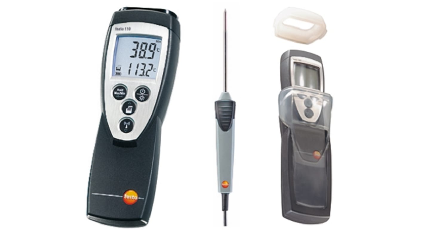 0563 1108 | Testo 110 Handheld Digital Thermometer, 1 Input(s), +150°C ...