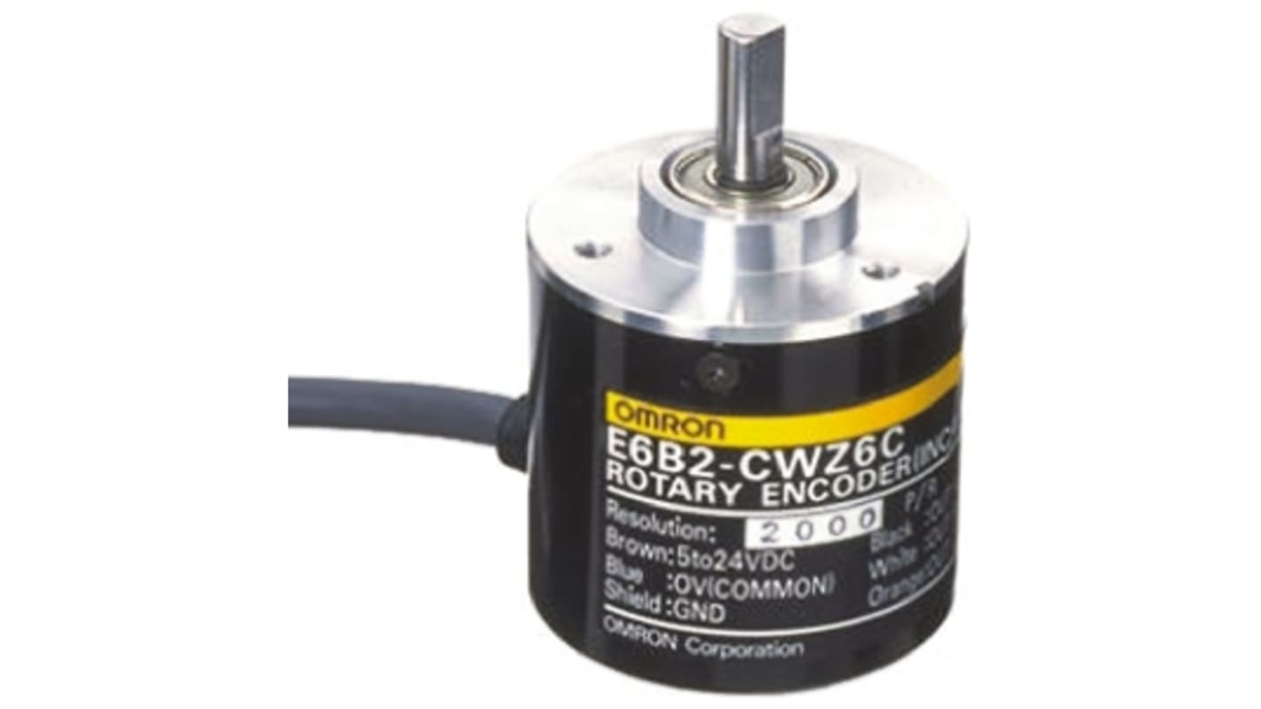 E6B2-CWZ1X 1000P/R 2M | Omron Incremental Encoder, 1000 ppr, Line ...