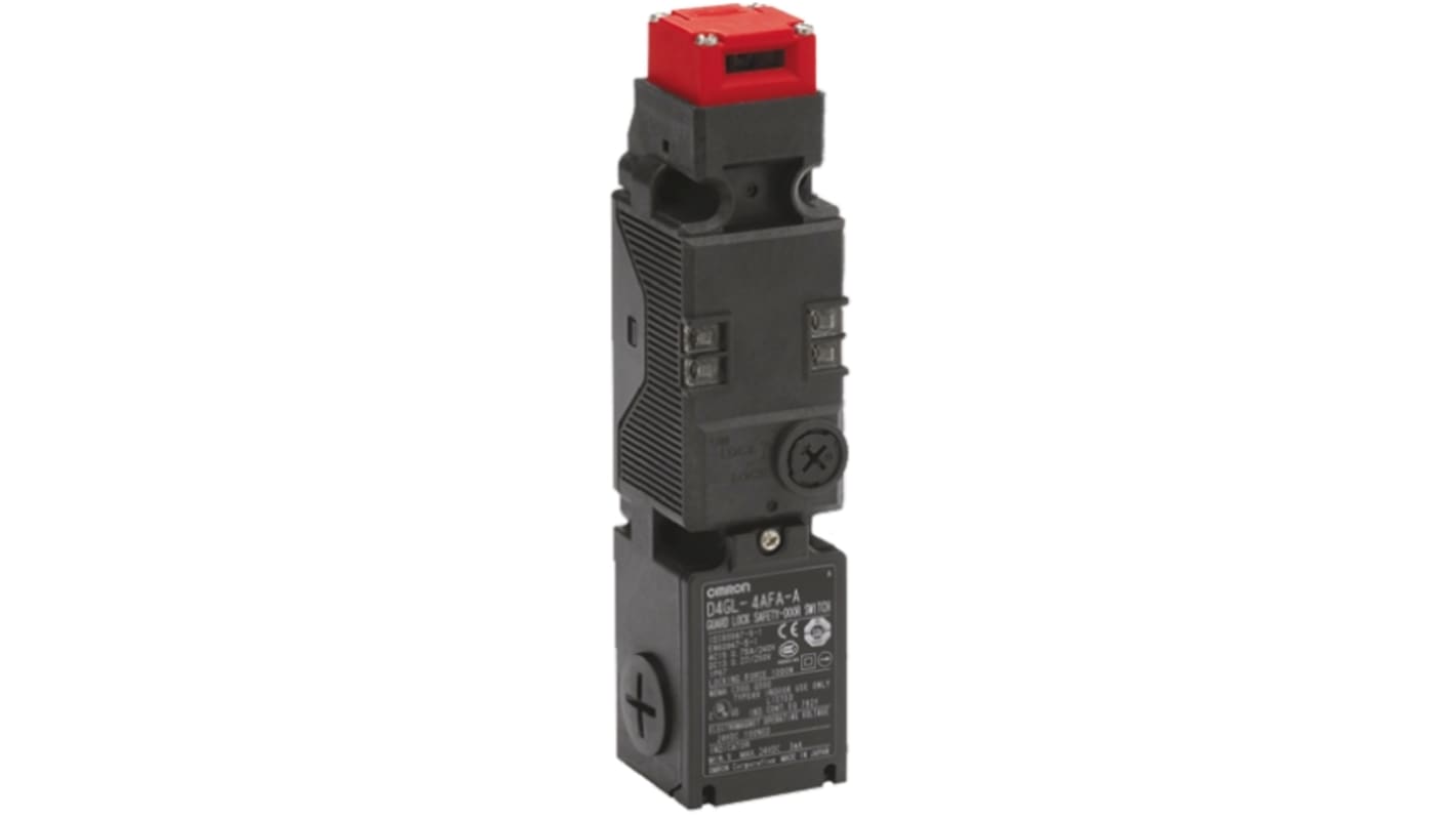 D4GL-4CFG-A | Omron D4GL Series Solenoid Interlock Switch, Power to ...
