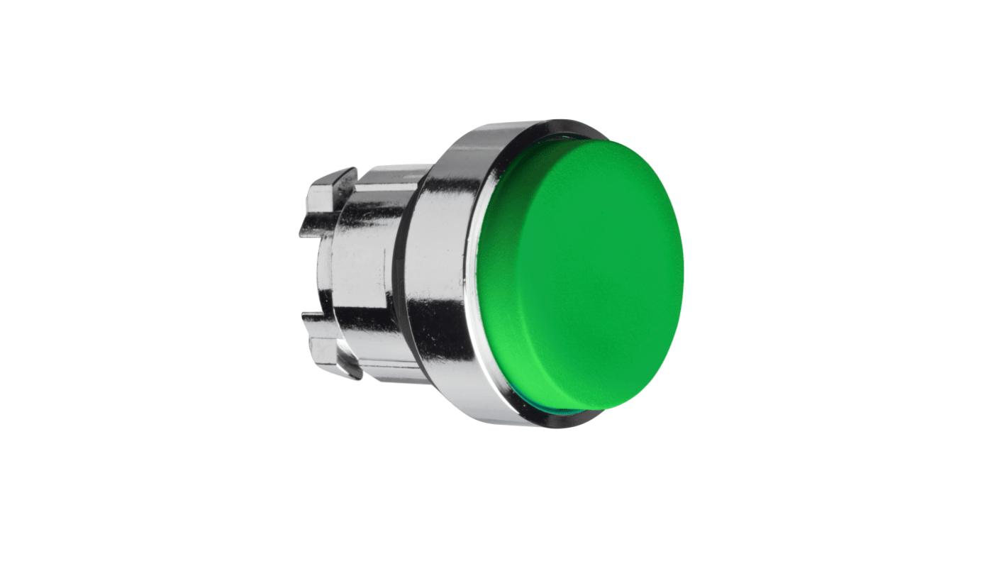 ZB4BL3 | Schneider Electric Harmony XB4 Series Green Spring Return Push ...
