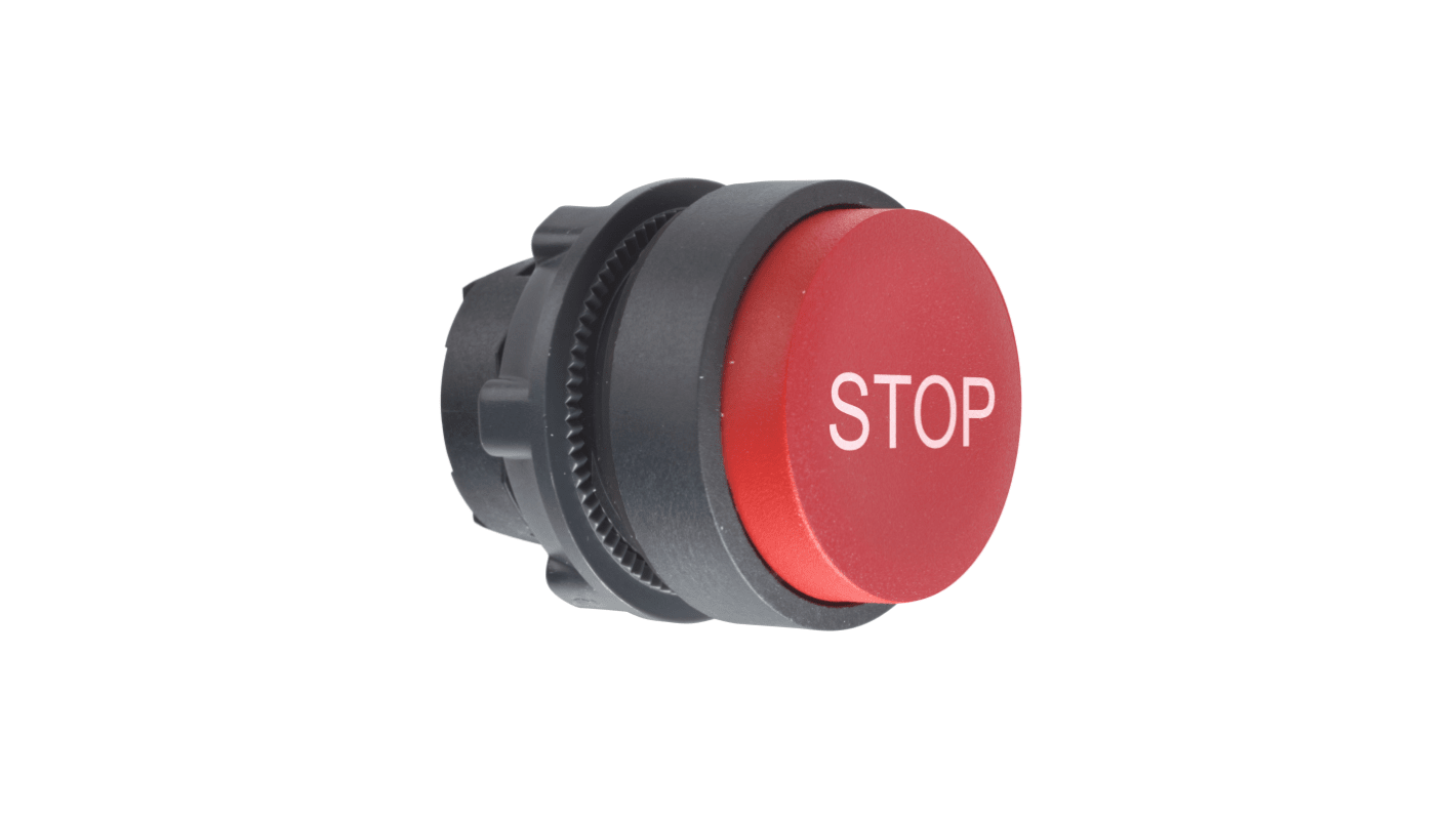 ZB5AL434 | Schneider Electric Harmony XB5 Series Red Spring Return Push ...