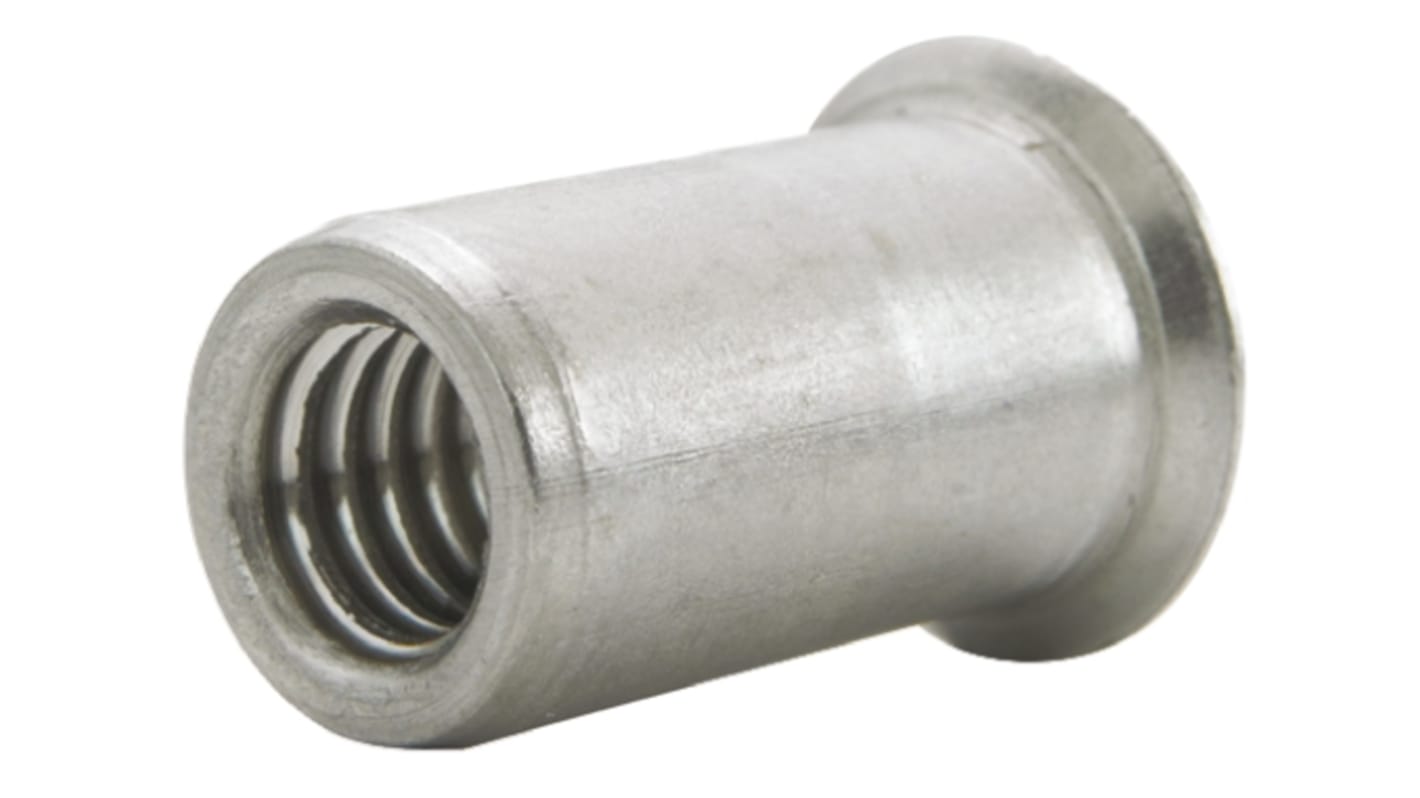 PWKO-06040 | POP Plain, M6 Stainless Steel Threaded Insert, 11.5mm ...