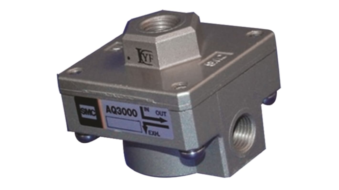 AQ3000-02 | SMC Quick Exhaust Valve, Rc 1/4 Female x 1 MPa, Threaded | RS