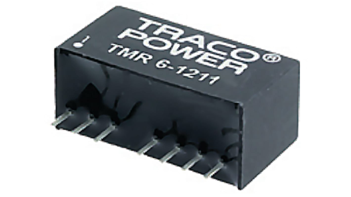 TMR 6-2421 | TRACOPOWER TMR 6 DC-DC Converter, ±5V dc/ ±600mA Output, 18 → 36 V dc Input, 6W ...