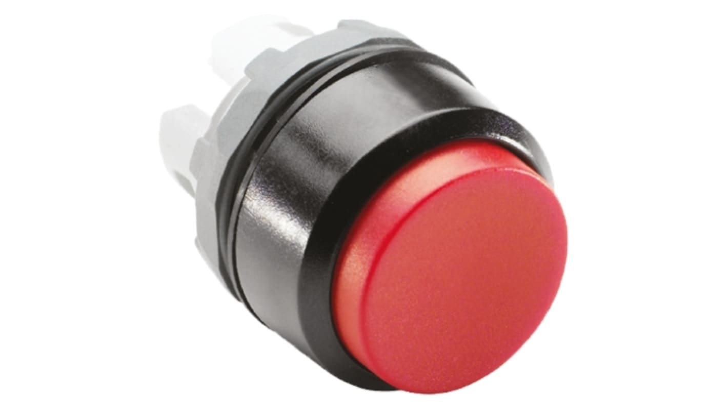 1SFA611102R1001 MP3-10R | ABB Modular Series Red Momentary Push Button Head, 22mm Cutout, IP66 | RS