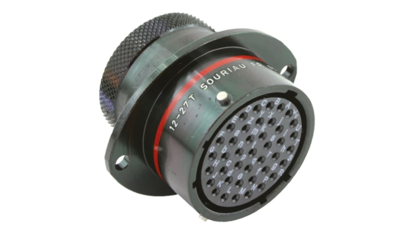 8STA02041SN | Souriau Circular Connector, 41 Contacts, Panel Mount ...