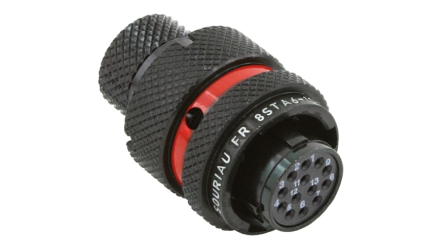 8STA61035SN | Souriau Circular Connector, 13 Contacts, Cable Mount ...