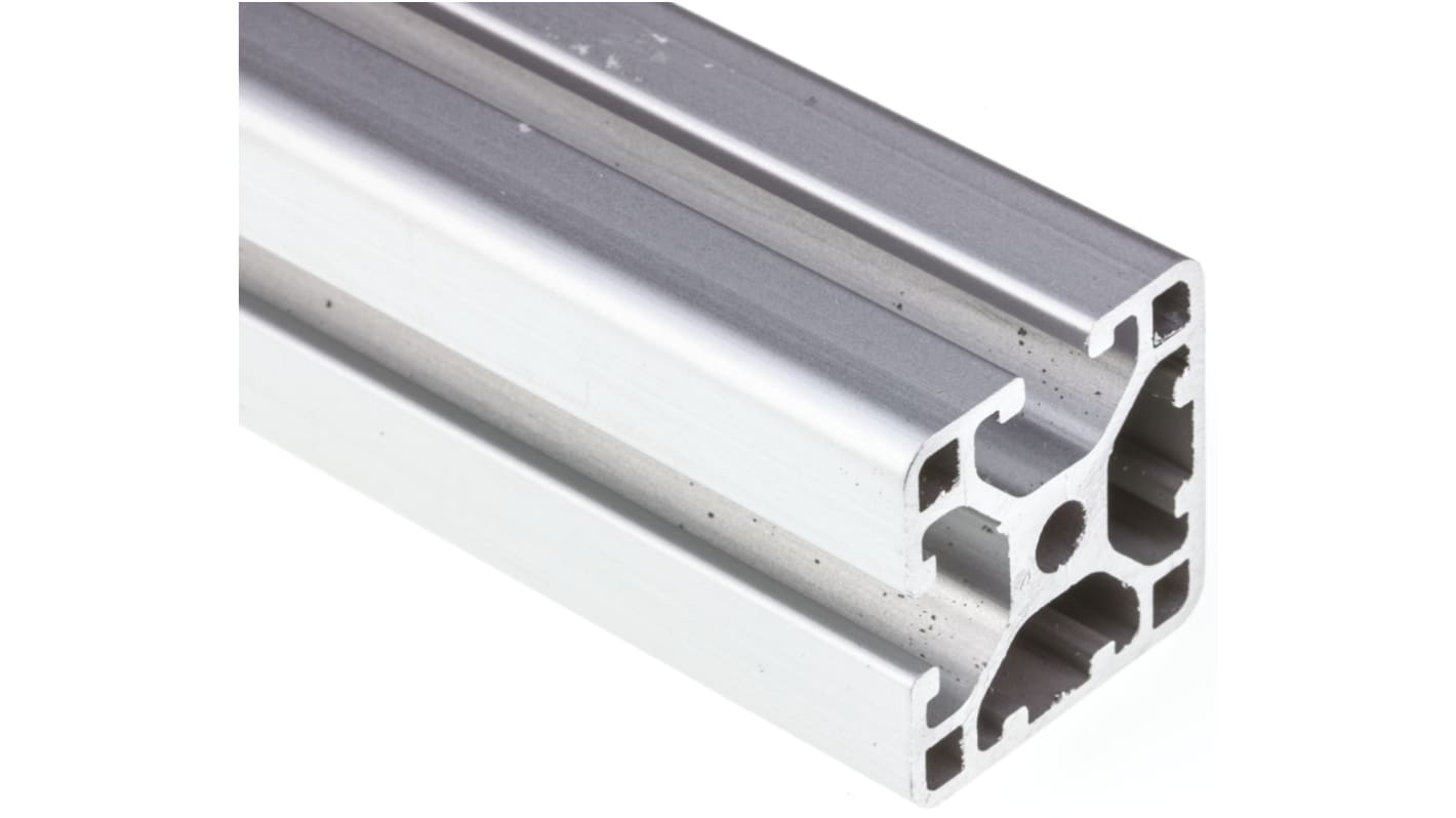 RS PRO Silver Aluminium Profile Strut, 30 x 30 mm, 6mm Groove, 2000mm ...