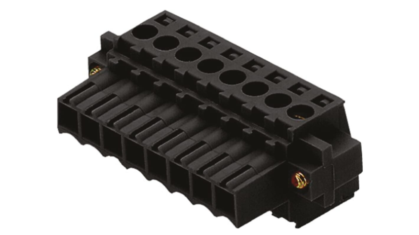 1615790000 | Weidmuller 3.5mm Pitch 3 Way Pluggable Terminal Block ...