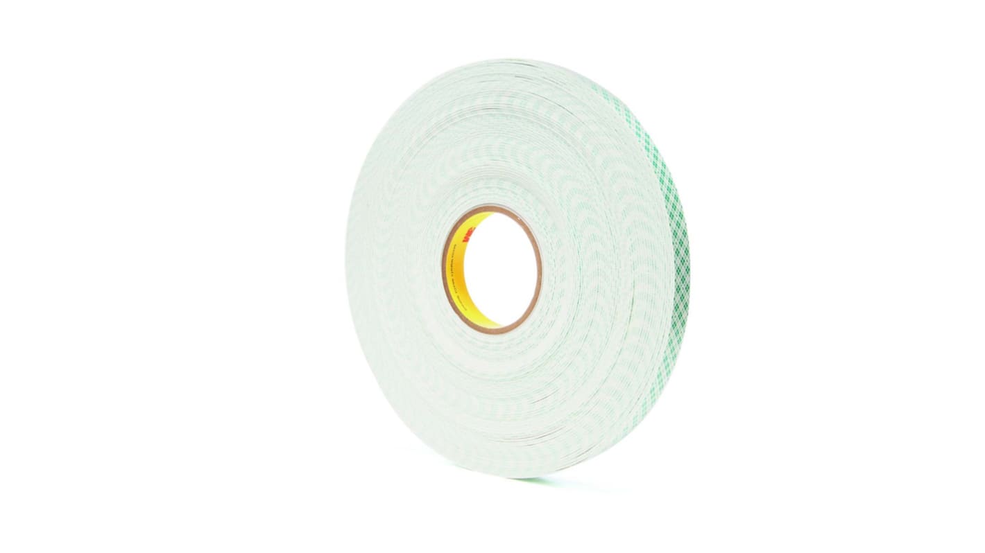 3M 4016 19mm x 13,7m | 3M 4016 White Foam Tape, 19mm x 13.7m, 1.6mm ...
