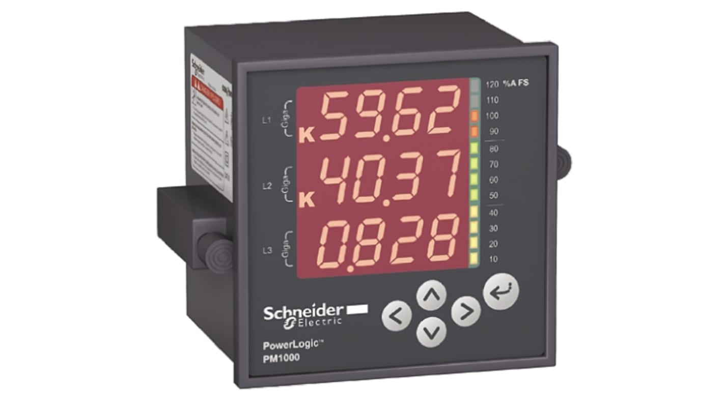 METSEPM1200 | Schneider Electric 3 Phase LED Energy Meter | RS