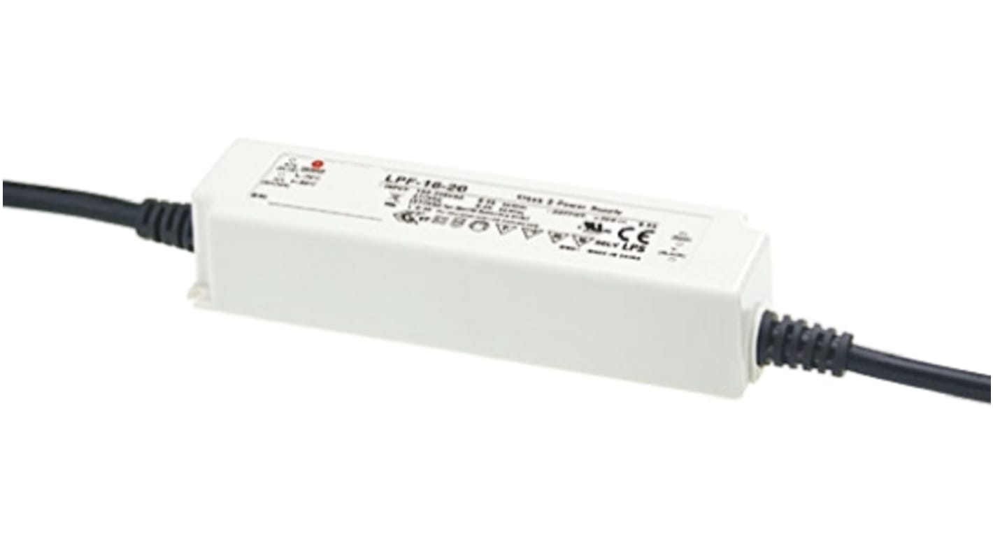 LPF-16-12RS | Mean Well LED Driver, 6.6 → 12V Output, 16.08W Output, 1.34A Output, Constant ...