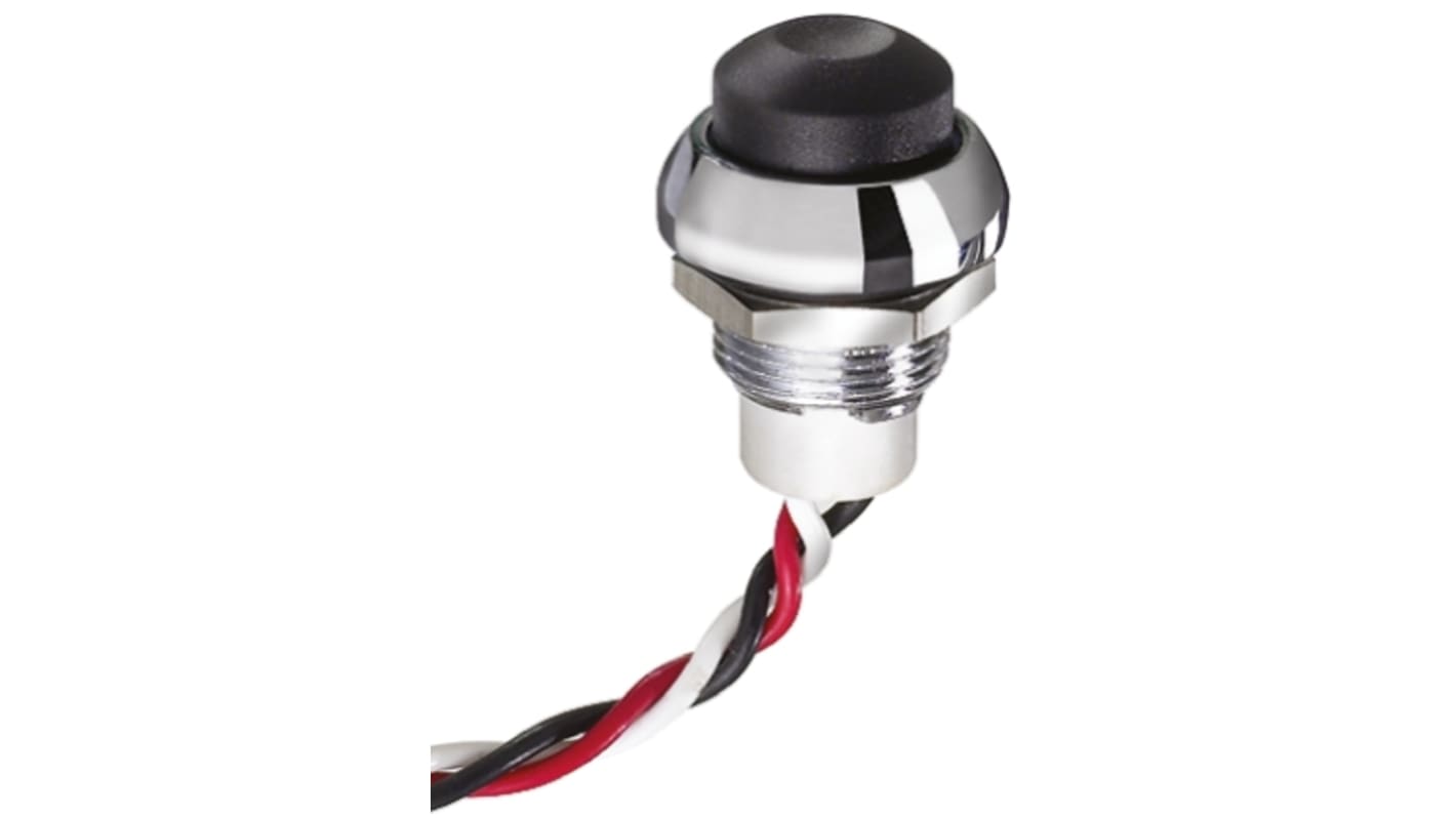 IHSR36F2101 | APEM IP67 Hall Effect Push Button Switch 5mA 50mA Plunger ...