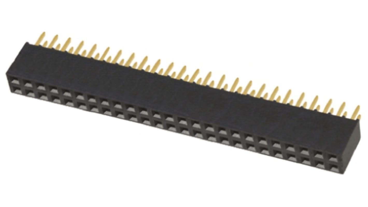 SSQ-125-01-G-D | Samtec SSQ Series Straight Through Hole Mount PCB ...