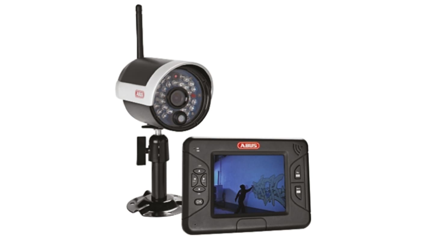 TVAC15000 | ABUS Outdoor IR CCTV System, 4 Camera Connections, Wireless ...