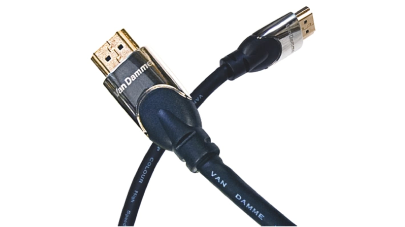 104-106-403HE | Van Damme High Speed Male HDMI to Male HDMI Cable, 3m | RS