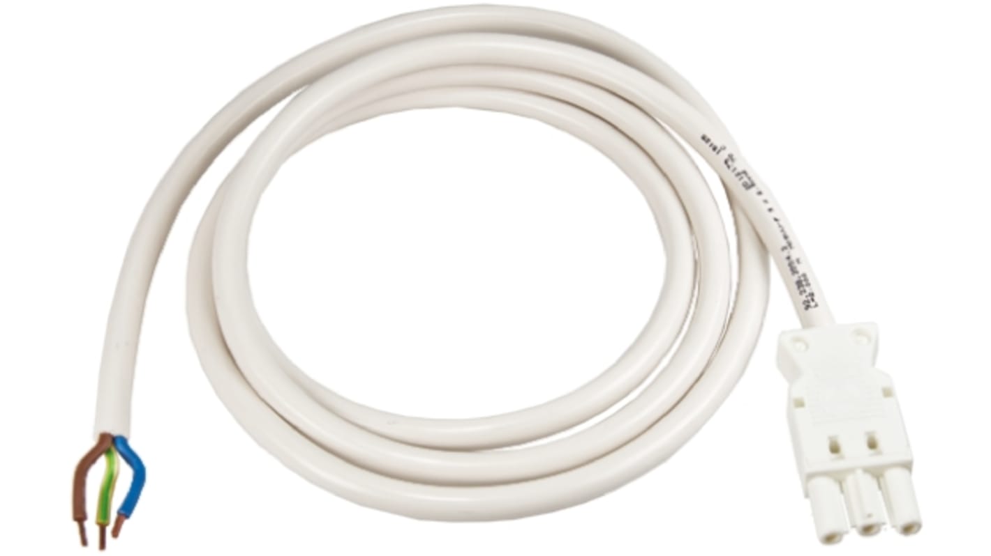 92.238.6004.2 | Wieland 3 Pin GST18i3 Plug to Unterminated Power Cord ...