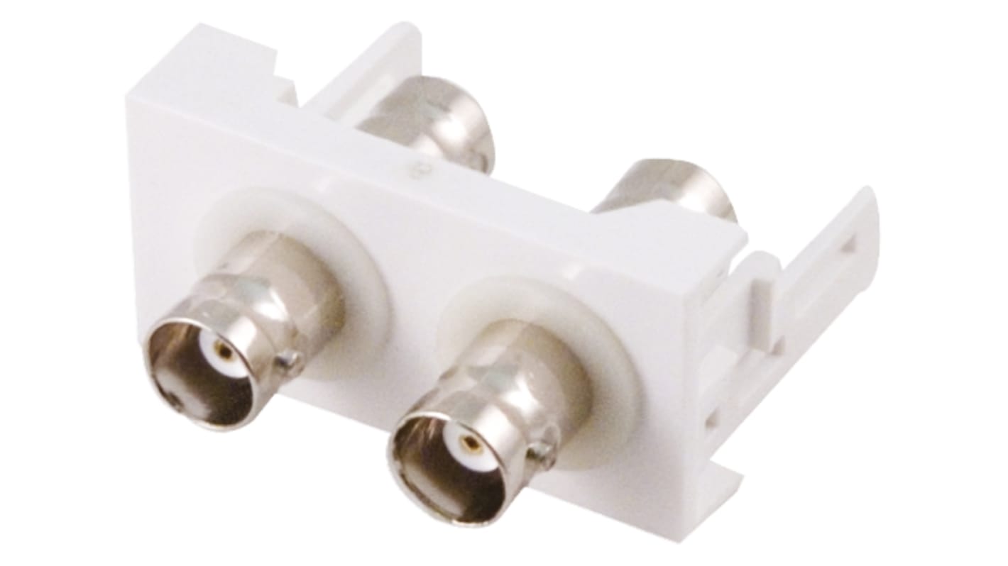 RS PRO Double Gang 2 Way BNC Faceplate | RS