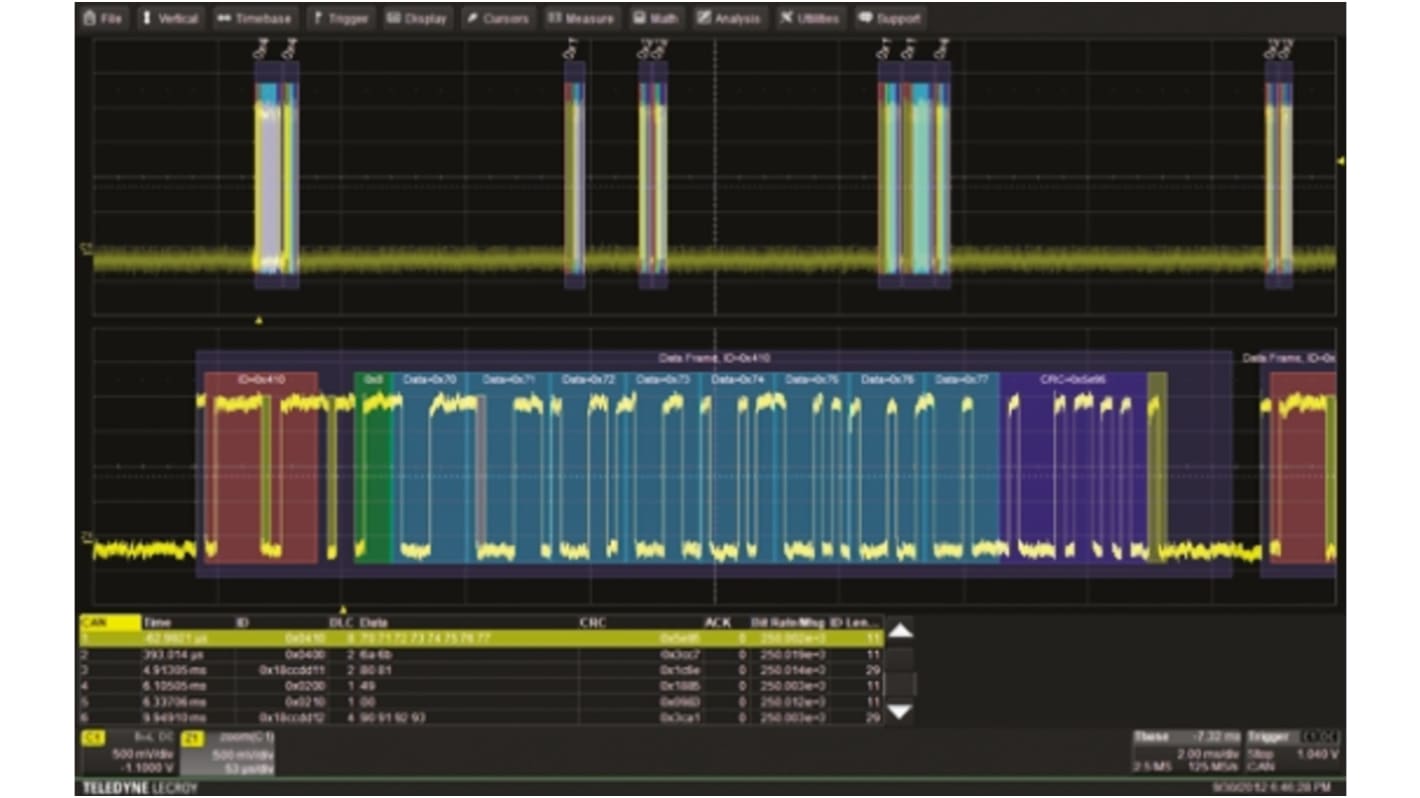 HDO4K-UART-RS232BUS TD | Teledyne LeCroy RS-232/UART Bus Trigger & Decode Oscilloscope Software ...