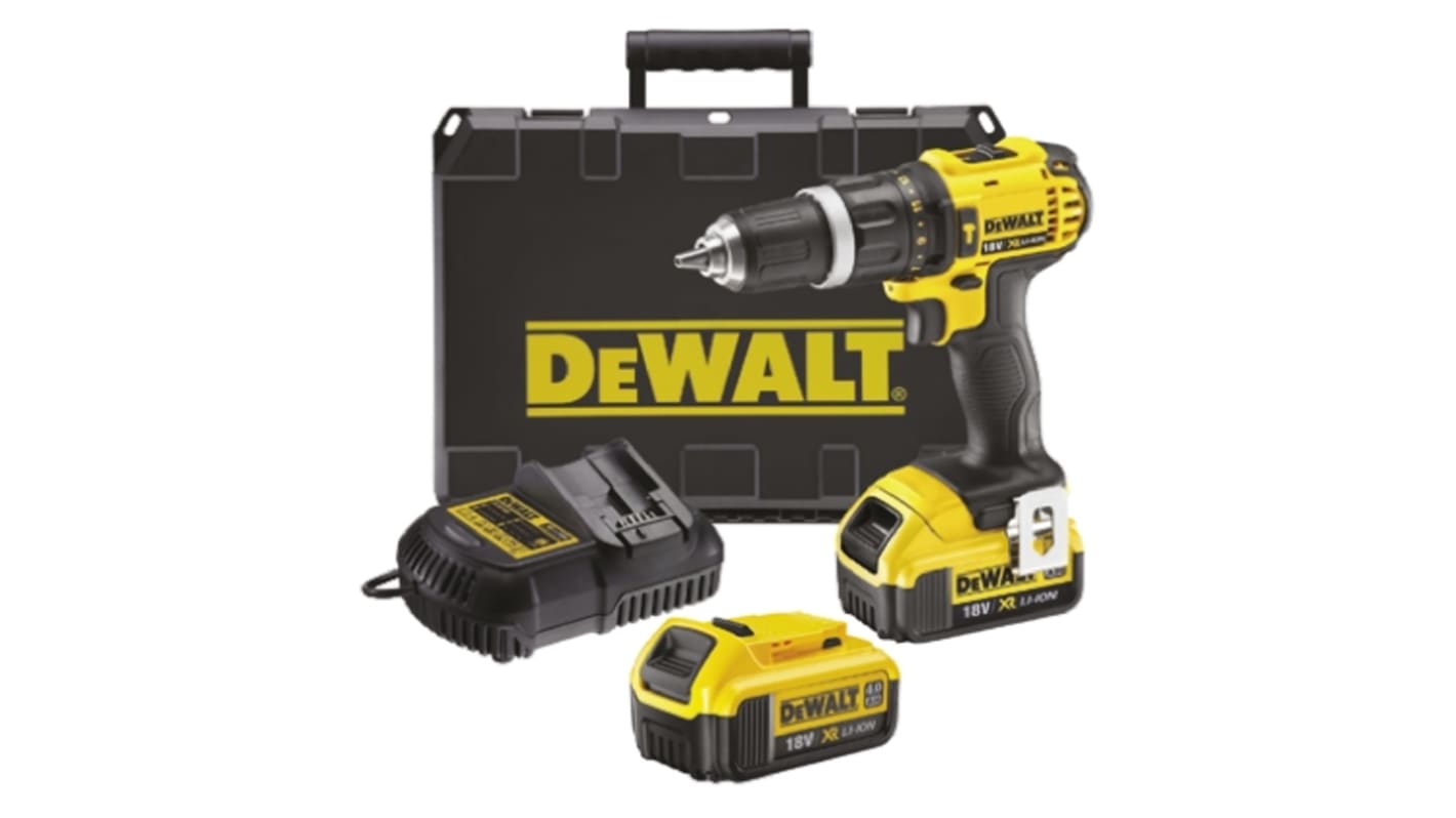 DCD785M2-GB | DeWALT DCD Keyless 18V Cordless Hammer Drill Li-ion | RS