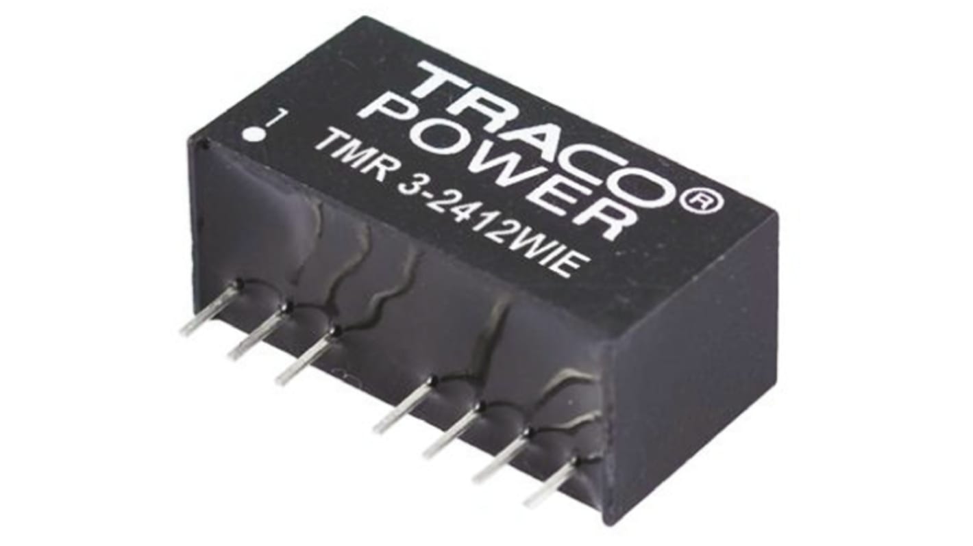 TRACOPOWER DC-DCコンバータ Vout：±5V dc 9 → 36 V dc, 3W, TMR 3-2421WIE | RS