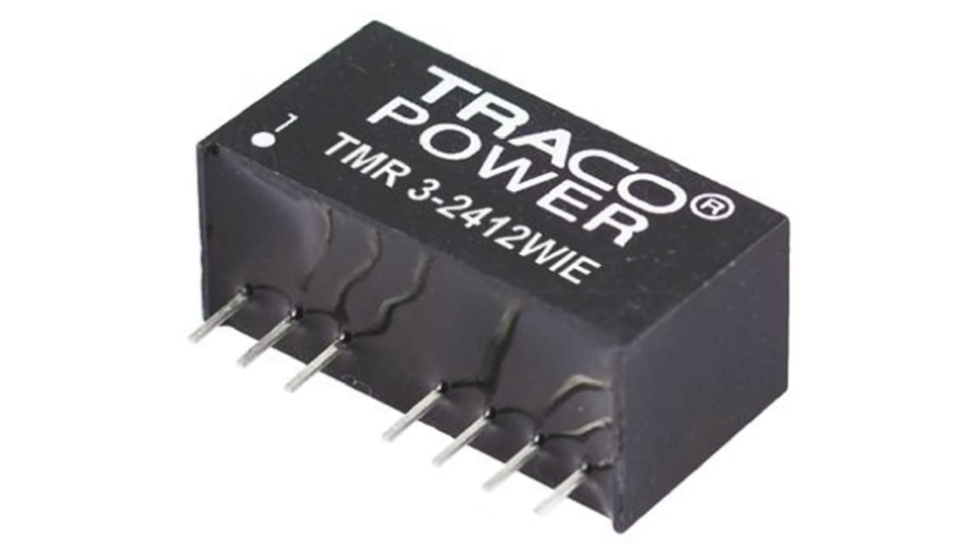TRACOPOWER DC-DCコンバータ Vout：5V dc 18 → 36 V dc, 3W, TMR 3-2411HI | RS
